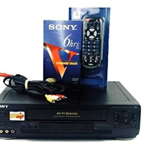 Sony SLV-N50 Video Cassette Recorder VHS 4-Head Hi-Fi VCR