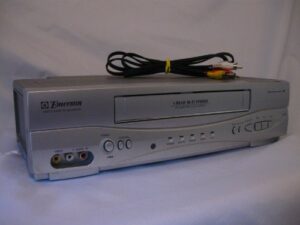 emerson ewv603 4 head hifi stereo on-screen menu video player / recorder (vcr) with 19 micron heads