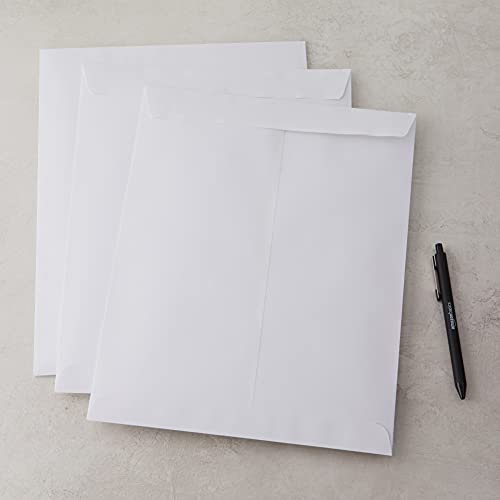 Amazon Basics Catalog Mailing Envelopes, Peel & Seal, 10x13 Inch, White, 100-Pack