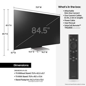 SAMSUNG 85-Inch Class Samsung Neo QLED 8K QN900B Series Mini LED Quantum HDR 64x Smart TV with Alexa Built-In (QN85QN900BFXZA, 2022 Model) (Renewed)