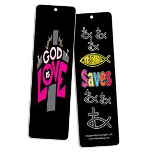 Awesome God Bookmarks for Kids (12-Pack) - VBS Sunday School Easter Baptism - Thanksgiving Christmas Rewards Encouragement Gift