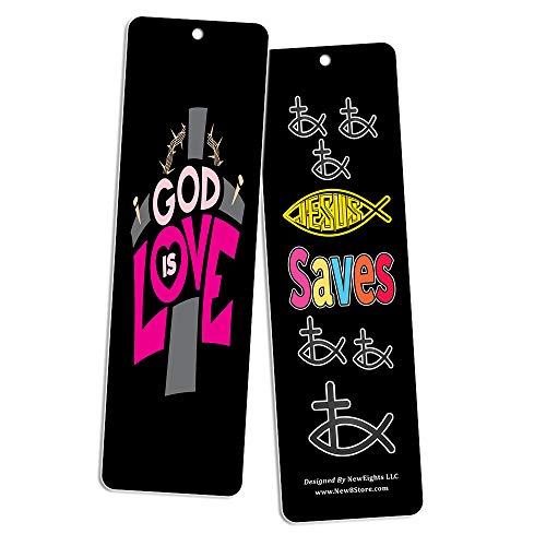 Awesome God Bookmarks for Kids (12-Pack) - VBS Sunday School Easter Baptism - Thanksgiving Christmas Rewards Encouragement Gift