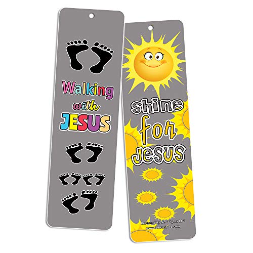 Awesome God Bookmarks for Kids (12-Pack) - VBS Sunday School Easter Baptism - Thanksgiving Christmas Rewards Encouragement Gift