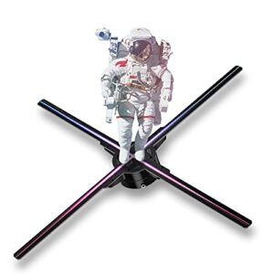 3d hologram fan naked eye led fan, faryuan1600x1152 hi-resolution and wifi added holographic projector fan,1152pcs beads hologram advertising display 3d hologram fan(65cm)