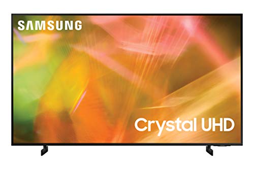 SAMSUNG 55-Inch Class Crystal 4K UHD AU8000 Series HDR, 3 HDMI Ports, Motion Xcelerator, Tap View, PC on TV, Q Symphony, Smart TV with Alexa Built-In (UN55AU8000FXZA, 2021 Model)