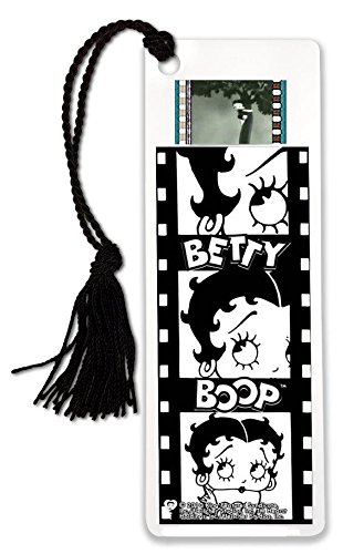 FilmCells Betty Boop (Classic Film Reel) Bookmark with Tassel and Real 35mm Film Clip