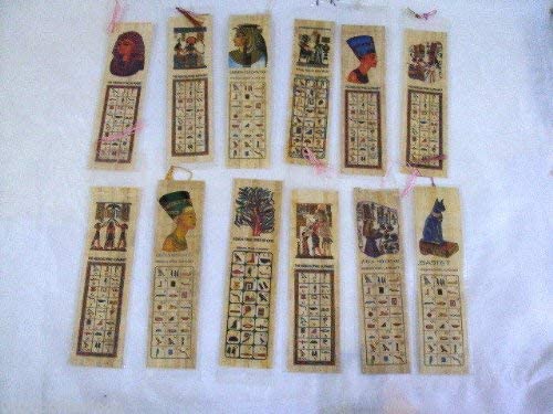 100 Large Papyrus Egyptian BOOK MARKS Original Mark LOT Wholesale