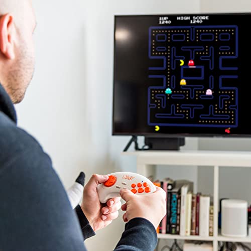 Bandai Namco Arcade Blast!, Connects Via HDMI, 10 Greatest Classic Retro Video Games, Pac-Man, Galaga, Mappy, More Built In, With a 2.4Ghz Wi-Fi Video Game Controller, HD Resolution