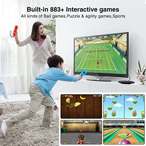 Video Game Console - Vaomon TV Game Console, Built in 883+ Plug and Play Video Games for TV, HDMI Output Retro Video Games for Kids & Adults, Dual 2.4G Wireless Handheld Somatosensory Controllers