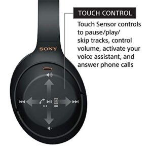 Sony WH-1000XM4 Wireless Noise-Cancelling Over-The-Ear Headphones - Black (Renewed)