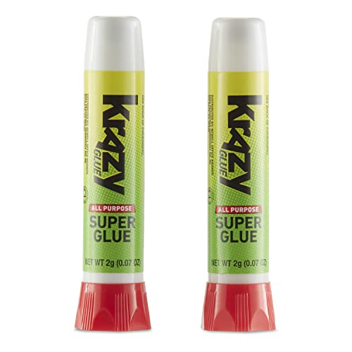 Krazy Glue KG517 Purpose Super Glue, Precision Tip, 2 Grams, 2 Count