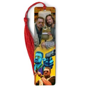 bookmarks ruler metal walter measure sobchak bookworm big bookography lebowski reading tassels for book bibliophile gift reading christmas ornament markers bookmark