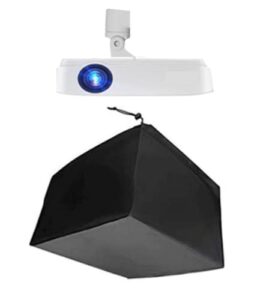 projector ceiling cover,projector dust cover case protector,uv-resist,waterproof,dust-proof,adjustable projector cover,fit for ceiling mounted projector and universa projector