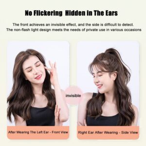 Invisible Earbuds Wireless Bluetooth Smallest Earbuds Tiny Mini Hidden Headphones for Work Small Sleep Ear Buds Discreet Bluetooth Earpiece with Charging Case