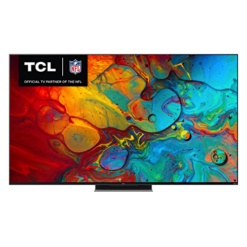 TCL 55" Class 6-Series 4K Mini-LED UHD QLED Dolby Vision IQ & Atmos, 144Hz VRR, AMD FreeSync Premium Pro, Smart Roku TV – 55R655 (2022 Model), Black