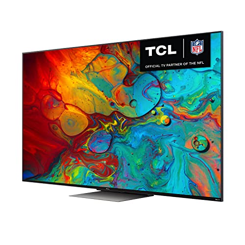 TCL 55" Class 6-Series 4K Mini-LED UHD QLED Dolby Vision IQ & Atmos, 144Hz VRR, AMD FreeSync Premium Pro, Smart Roku TV – 55R655 (2022 Model), Black