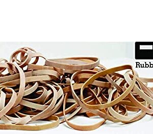 Small Rubber Bands - 7/8" x 1/16", Rubber Bands, Size #8, Approximately 1,300 Rubber Bands Per Bag, Rubber Band Measurements: 7/8" x 1/16" - 1/4 Pound Bag