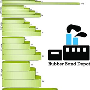 Small Rubber Bands - 7/8" x 1/16", Rubber Bands, Size #8, Approximately 1,300 Rubber Bands Per Bag, Rubber Band Measurements: 7/8" x 1/16" - 1/4 Pound Bag