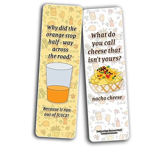 Creanoso Funny Jokes Lunchbox for Kids Bookmarks (10-Sets X 6 Cards) – Daily Inspirational Card Set – Interesting Book Page Clippers – Great Gifts for Adults and Professionals