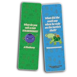 Creanoso Funny Jokes Lunchbox for Kids Bookmarks (10-Sets X 6 Cards) – Daily Inspirational Card Set – Interesting Book Page Clippers – Great Gifts for Adults and Professionals