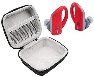 jbl tws true wireless in-ear headphones bundle with deluxe hardshell case (endurance peak, red)