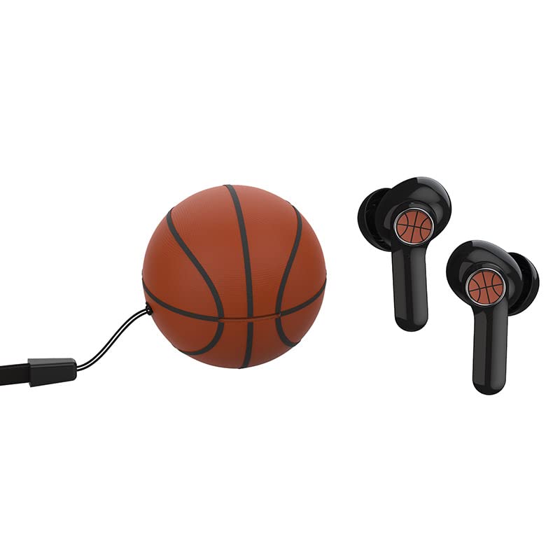 Basketball Earphone True Wireless Football Earphones for Boyfriend and Girlfriend Sports Bag Decoration Earbuds Bluetooth Headphone (3)