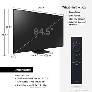 SAMSUNG 85-Inch Class Neo QLED 4K QN95B Series Mini LED Quantum HDR 32x, Dolby Atmos, Object Tracking Sound+, Anti-Glare Screen, Smart TV with Alexa Built-In (QN85QN95BAFXZA, 2022 Model)