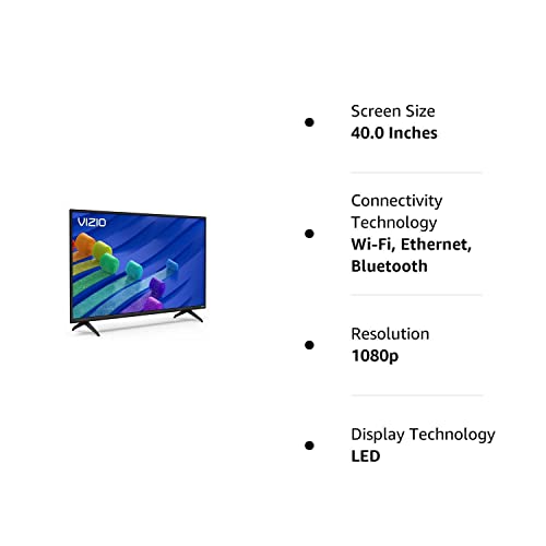 Vizio 40-inch Class FHD LED Smart TV D-Series D40f-J (39.5-inch Diagonal) (Renewed)