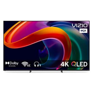 vizio 75-inch mqx series 4k qled hdr smart tv with dolby vision, active full array, 120hz, wifi 6e, amd freesync premium pro, bluetooth headphone capable & alexa compatibility, m75qxm-k03, 2023 model