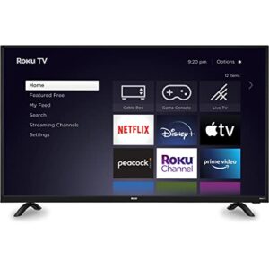 rca 43-inch 4k uhd roku smart flat screen led tv, 2022 model