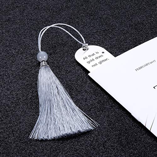 Bookmark with Tassel Easter Inspirational Gifts for Women Men Book Lover Birthday Valentine’s Day 2022 Graduation Gifts for Him Her Daughter Son Kid Student Friend Bookmark Gifts from Dad Mom