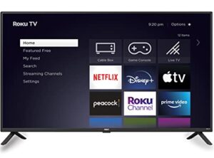 rca 40-inch full hd 1080p roku smart led tv – rtr4061, 2021 model