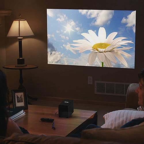 Miroir M189 Portable LED Projector | 80 Inch Picture | 1080P Supported | Auto Keystone | Rechargeable Battery | HDMI