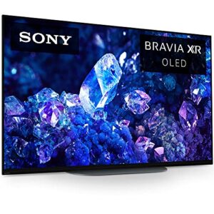 Sony XR42A90K Bravia XR A90K 42 inch 4K HDR OLED Smart TV 2022 Model Bundle with Premiere Movies Streaming + 37-100 Inch TV Wall Mount + 6-Outlet Surge Adapter + 2X 6FT 4K HDMI 2.0 Cable