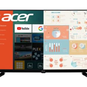 Acer DA430 bemiiix 43” Full HD (1920 x 1080) VA Smart Monitor | Streaming TV (Tuner-Free), Netflix, YouTube & More | Wi-Fi 5 | BT 5.0 | 3 x HDMI 1.4, 1 x S/PDIF, 1 x CVBS, 2 x USB 2.0 & 1 x RJ-45