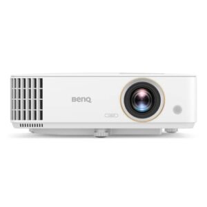 benq th585p 1080p home entertainment projector | 3500 lumens | high contrast ratio | loud 10w speaker | low input lag for gaming | stream netflix & prime video | 3 year industry leading warranty