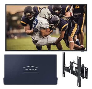 samsung terrace qn65lst7ta 65″ outdoor qled 4k uhd smart tv with a terrace vg-sdc65g 65″ dark gray dust cover terrace wmn-4277tt full motion wall mount for 65” tv (2020)