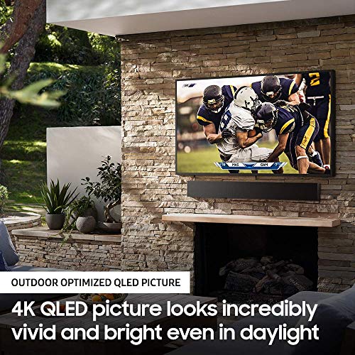 SAMSUNG Terrace QN65LST7TA 65" Outdoor QLED 4K UHD Smart TV with a Terrace VG-SDC65G 65" Dark Gray Dust Cover Terrace WMN-4277TT Full Motion Wall Mount for 65” TV (2020)