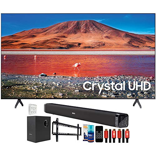 SAMSUNG UN58TU7000 58" 4K Ultra HD LED TV with Deco Gear Home Theater Bundle