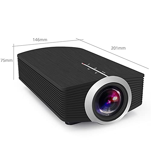 WDBBY YG500/YG510 Mini Projector Support 1080P 1800Lumen Portable LCD LED Projector Home Cinema USB HDMI Beamer Bass Speaker (Size : YG510)