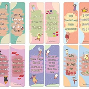 Creanoso Body Positivity for Women Bookmarks Series 2 (60-Pack) - Premium Quality Bulk Buy Value Savers Home Supplies