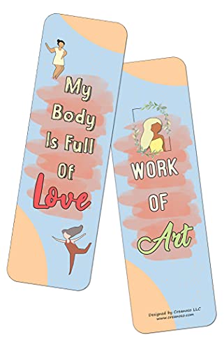 Creanoso Body Positivity for Women Bookmarks Series 2 (60-Pack) - Premium Quality Bulk Buy Value Savers Home Supplies