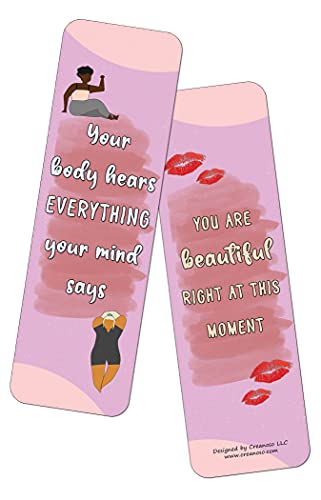 Creanoso Body Positivity for Women Bookmarks Series 2 (60-Pack) - Premium Quality Bulk Buy Value Savers Home Supplies