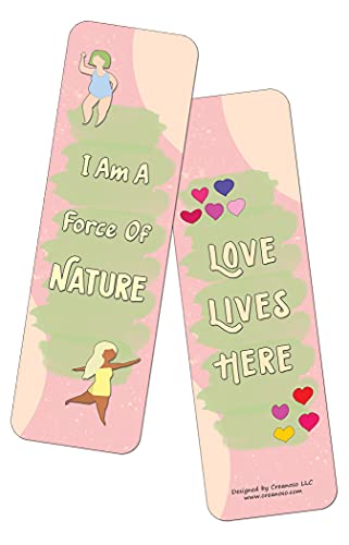 Creanoso Body Positivity for Women Bookmarks Series 2 (60-Pack) - Premium Quality Bulk Buy Value Savers Home Supplies