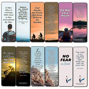 popular bible verses for men bookmarks kjv (30-pack) – christian gifts for men church supplies encouragement