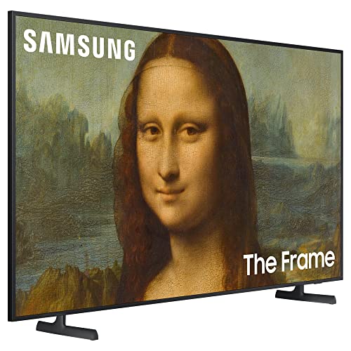 SAMSUNG QN43LS03BAFXZA 43 inch The Frame QLED 4K UHD Quantum HDR Smart TV 2022 Bundle with Premiere Movies Streaming + 37-100 Inch TV Wall Mount + 6-Outlet Surge Adapter + 2X 6FT HDMI 2.0 Cable