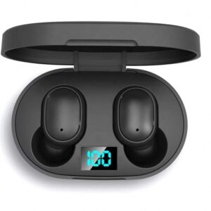 bluetooth 5.0 earbuds tws wireless headphones headset stereo for samsung android iphone black color