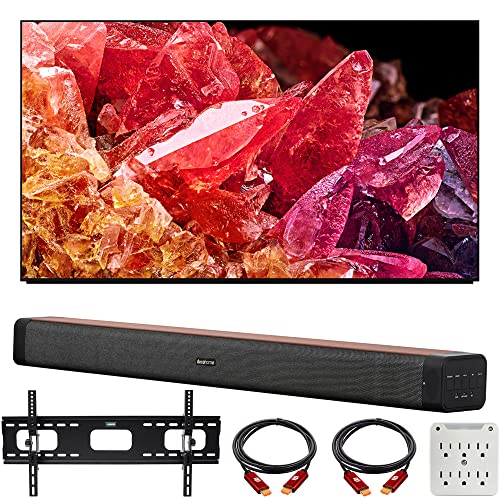 Sony XR65X95K 65" BRAVIA XR X95K 4K HDR Mini LED TV with Smart Google TV (2022 Model) Bundle with Deco Home 60W 2.0 Channel Soundbar, 37"-100" TV Wall Mount Bracket Bundle and 6-Outlet Surge Adapter