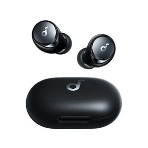 soundcore by anker space a40 adaptive active noise cancelling wireless earbuds, reduce noise by up to 98%, ultra long 50h playtime, hi-res sound, app customization, wireless charge (renewed)