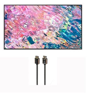 samsung qn43q60bafxza 43″ qled quantum hdr 4k smart tv with an austere 3s-4khd2-2.5m iii series 4k hdmi 2.5m cable (2022)